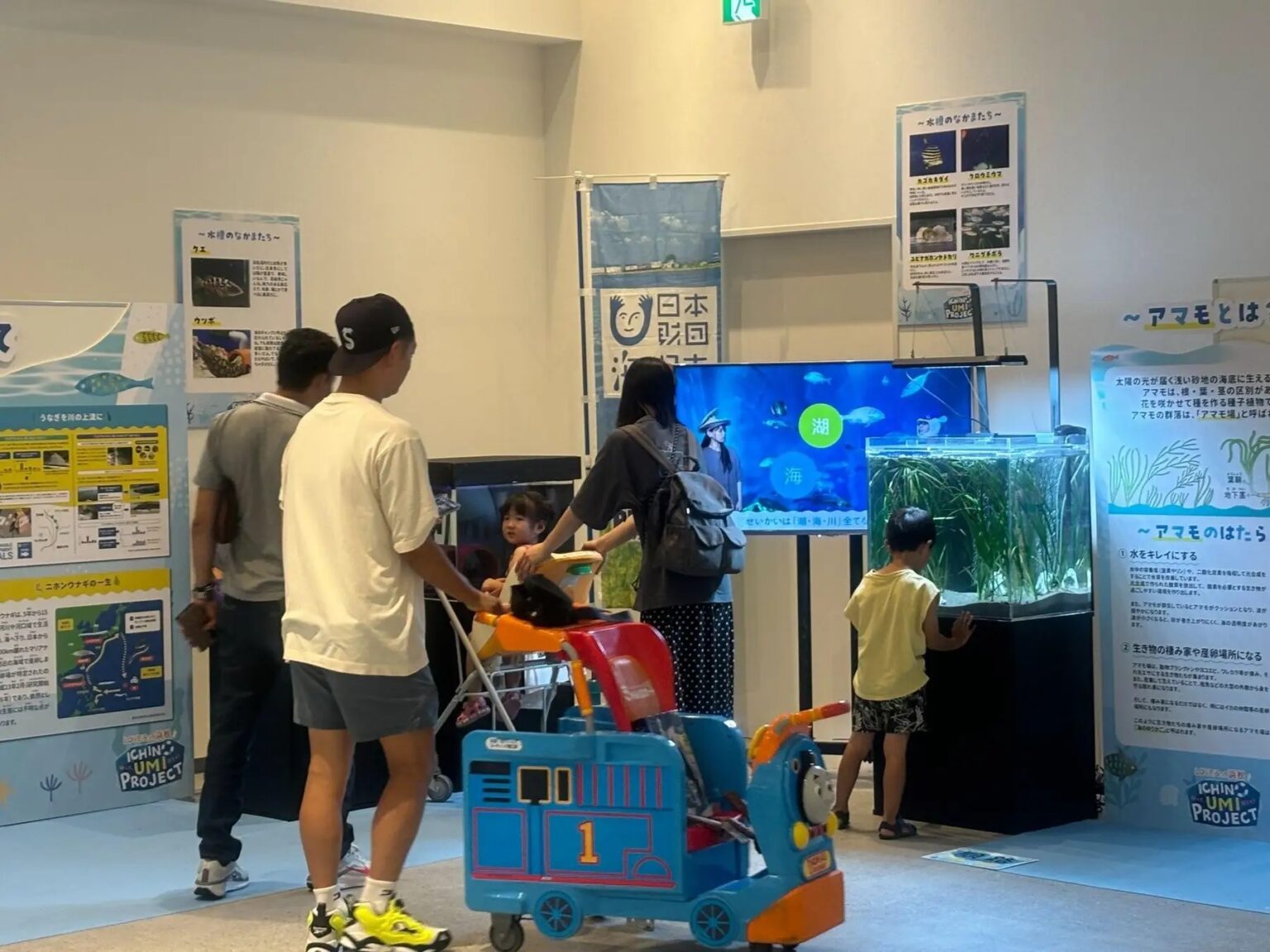小中学生の夏休みの課題にぴったり！イオンモール浜松市野の館内にミニ水族館が出現！「浜名湖アマモ育成プロジェクト」の展示会がスタートしました ...